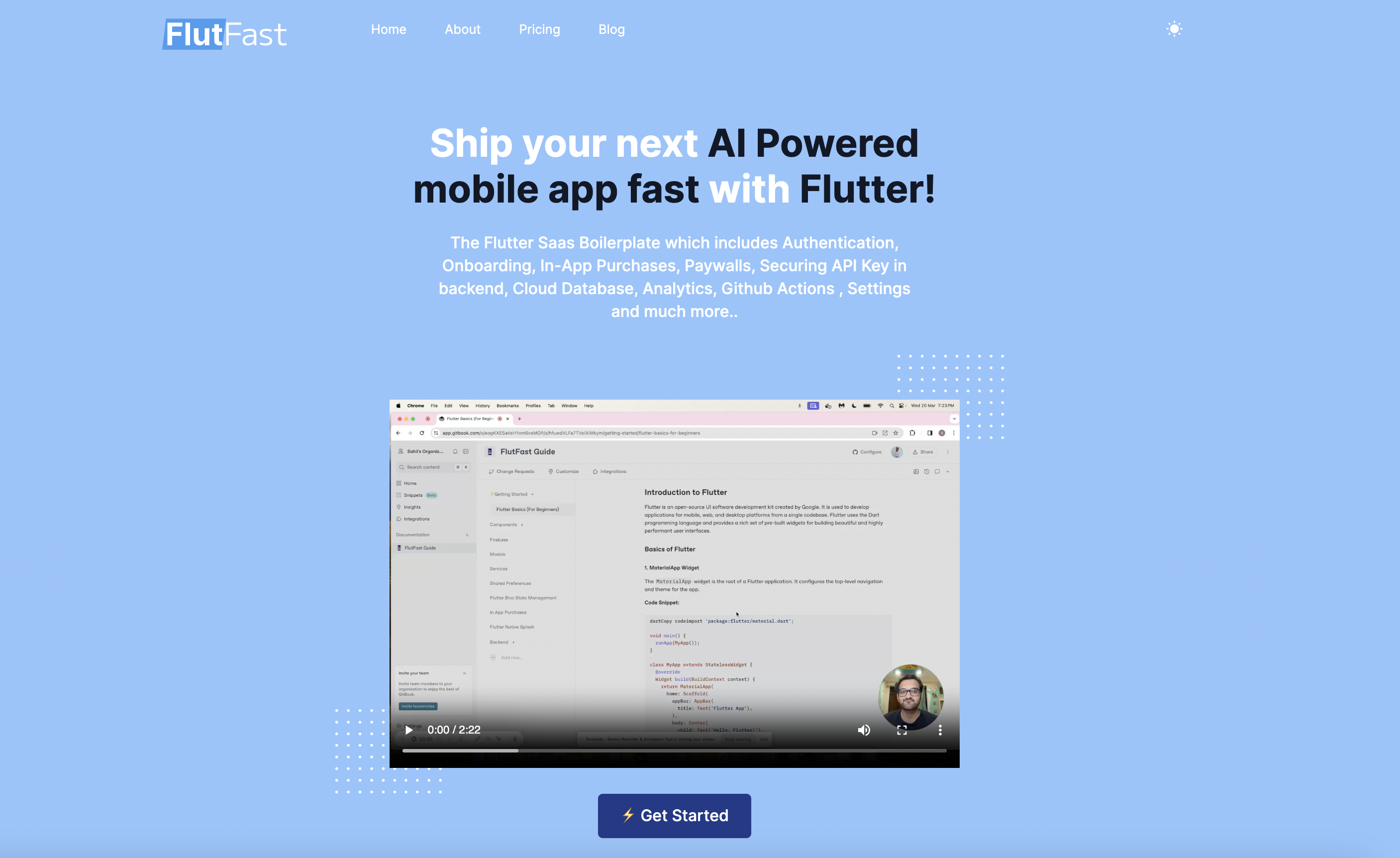 FlutFast - Flutter Starter Kit and Boilerplate